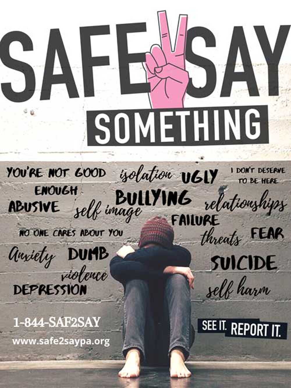 Poster Contest Winners - Safe2Say Something