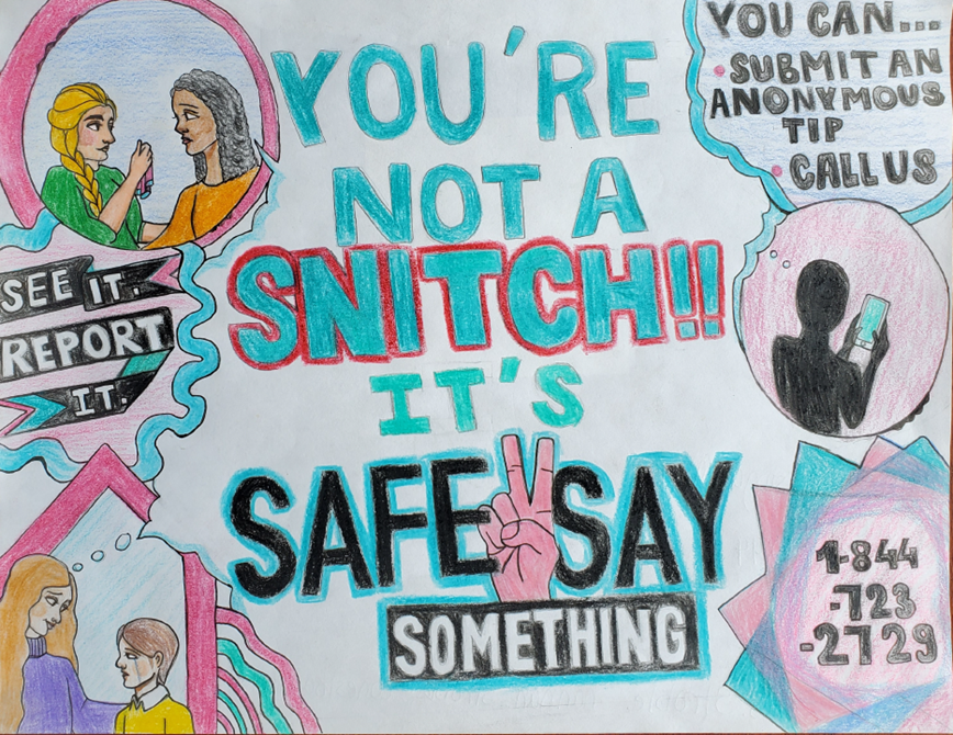 Middle School Poster Contest - Safe2Say Something